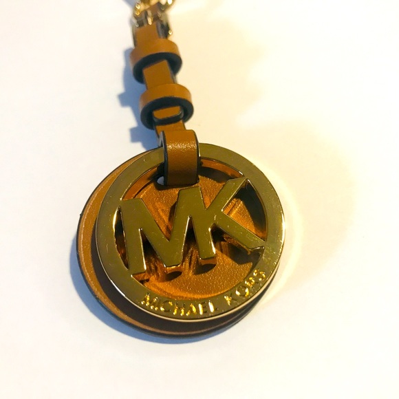 Michael Kors | Bags | Michael Kors Gold Logo Charm Bag Fob New | Poshmark